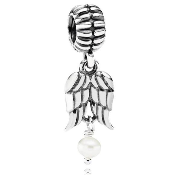 Pandora | Jewelry | Pandora Angle Wings Dangle Charm | Poshmark